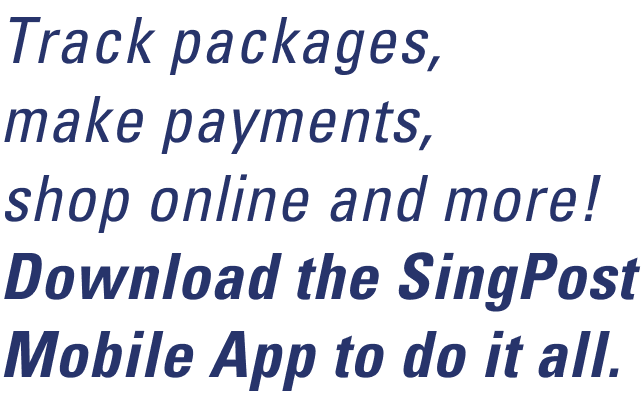 SingPost Mobile App | Singapore Post